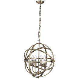Searchlight H&auml;ngeleuchte &raquo;H&auml;ngeleuchte Orbit, 4-flammig&laquo; E14 1 Stk. Modernes Ambiente Antikmessing