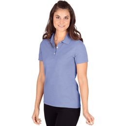 TRIGEMA Poloshirt »Poloshirt aus Baumwolle« 1 Stk. tlg. lavendel-melange M M Piqué Qualität