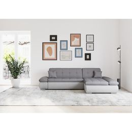DOMO collection Ecksofa »Moric, L-Form, XXL-Sofa - Breite 300cm, viel Platz, auch in Cord« wahlweise mit Bettfunktion und Armteilverstellung,...