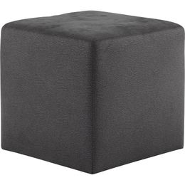 COTTA Hocker &raquo;Cuby&laquo; Sitzw&uuml;rfel, Cube, Sitzhocker grau 100% Polyester