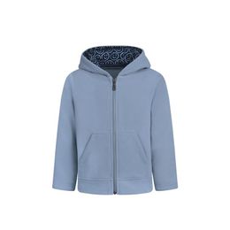 TRIGEMA Fleecejacke »Fleece-Jacke mit Kapuze« 1 Stk. tlg. pearl-blue 80 80 Formstabil und strapazierfähig