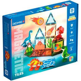 Geomag Magnetspielbausteine »Magnetic Tiles Dino World« bunt