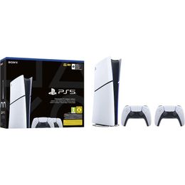 Playstation 5 Spielekonsole »Digital Edition (Slim) inkl. zweitem DualSense Wireless-Controller« 1.000 GB weiß Vertikaler Standfuß für PS5 Konsolen...