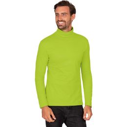 TRIGEMA Rollkragenshirt »Rollkragenshirt« 1 Stk. tlg. lemon L L 95 % Baumwolle, Ringgarn supergekämmt, 5 % Elastan
