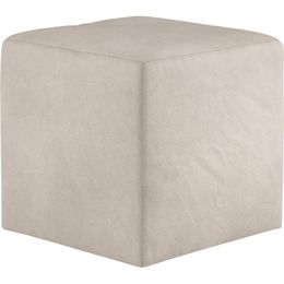 COTTA Hocker &raquo;Cuby&laquo; Sitzw&uuml;rfel, Cube, Sitzhocker beige 100% Polyester