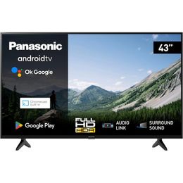 Panasonic LED-Fernseher »TX-43MSW504« 108 cm/43 ′′ Full HD Android TV Smart-TV schwarz Surround Sound