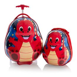 Heys Kinderkoffer »Travel Tots, 46 cm« Set, 2 Stk. tlg. 14 l 2 Rollen x Joachim Llambi Kindertrolley Handgepäck-Koffer Dinosaur