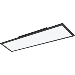 Eglo Deckenleuchte &raquo;SALOBRENA-Z&laquo; LED-Modul 1 Stk. warmwei&szlig; - kaltwei&szlig; Disco-Modus, App/Sprachsteuerung Alexa, 120x30x5cm, exkl. Fernbedienung schwarz