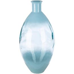 Gilde Bodenvase &raquo;Bodenvase bauchig "Novelle"&laquo; blau Glas