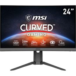 MSI Curved-Gaming-LED-Monitor &raquo;Optix G24C6P&laquo; 60 cm/24 &prime;&prime; 1920 x 1080 px Full HD 1 Reaktionszeit 144 Hz h&ouml;henverstellbar, 3 Jahre Herstellergarantie...