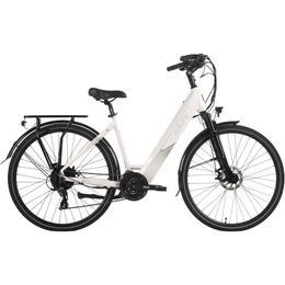 Adore »28" Alu Trekking E-Bike ATR-180 Heckmotor 50NM / 15Ah Glacier White« 24 Gang Shimano Tourney Schaltwerk Kettenschaltung Heckmotor 250 W...
