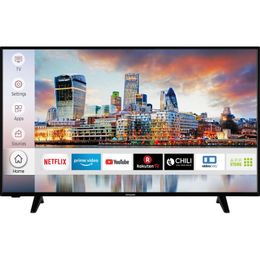 Hanseatic LED-Fernseher »50H600UDSI« 126 cm/50 ′′ Smart-TV HDR10 schwarz Dolby Audio Processing, kompatibel mit Alexa