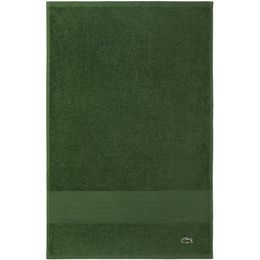 Lacoste G&auml;stehandtuch &raquo;LLECROCO&laquo; mit Label-Applikationen vert Obermaterial: 100% Baumwolle B/L: 40 cmx60 cm