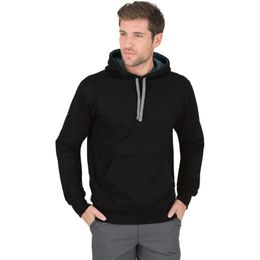 TRIGEMA Kapuzensweatshirt »Kapuzenshirt aus Sweat-Qualität« schwarz M M Sweat-Qualität, innen angeraut