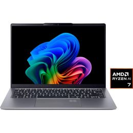 Acer Notebook »SFG14-64-R14C« 35, 56 cm / 14 ′′ AMD Ryzen AI 7 Radeon860M 512 GB SSD Sparkly Silver