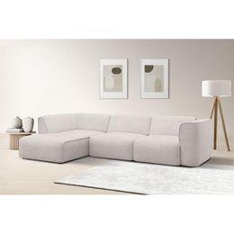 RAUM.ID Ecksofa »Merid L-Form, jederzeit durch Module erweiterbar, B/T/H: 295/162/70 cm« als Modul oder separat verwendbar, für individuelle...