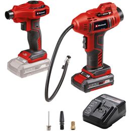 Einhell Akku-Handkompressor &raquo;CE-CC 18 Li&laquo; inkl. Akku-Luftpumpe CE-AP 18 Li-Solo, Akku und Ladeger&auml;t rot Auch als Werkstattbl&auml;ser und zum Reinigen...