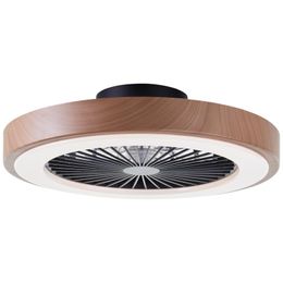Brilliant LED Deckenleuchte »Slimline« 1 Stk. RGB warmweiß - kaltweiß 49 cm, Ventilator, digitales RGB, 4700 lm, dimmbar, 3000-6500 K, CCT...