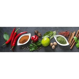 Express K&uuml;chen EXPRESS K&Uuml;CHEN K&uuml;chenr&uuml;ckwand &raquo;Gew&uuml;rze&laquo; bunt