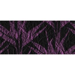ARCHITECTS PAPER Fototapete »Atelier 47 Paper Leaves 3« floral glatt Vlies, Wand, Schräge, Decke violett/schwarz B/L: 6 m m x 2,7 m m