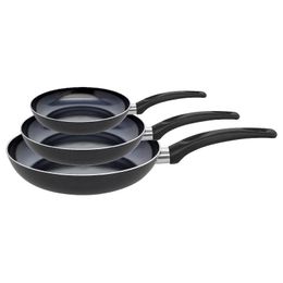 ELO Basic Pfannen-Set »Prima Cucina 3 teilig« Aluminium Set, je 1 Pfanne Ø 20/24/28 cm, 3 Stk. tlg. Induktion schwarz