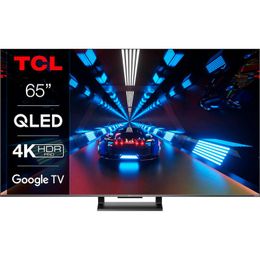 TCL QLED-Fernseher »65C731X1« 164 cm/65 Smart-TV 4K HDR Pro, Dolby Atmos, HDMI 2.1, Metallgehäuse, ONKYO-Sound anthrazit 2.0 ONKYO-Sound, Google...