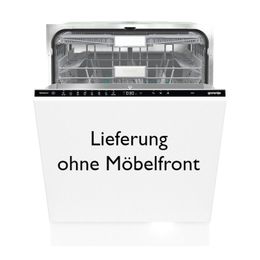 Gorenje vollintegrierbarer Geschirrspüler »GV 673A61« 9, 6 l 16 Maßgedecke Energieeffizienzklasse A silberfarben FlexUse