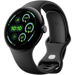 Google Smartwatch »Pixel Watch 3 45mm LTE« (4, 5 cm / 1, 77 ′′) Watch OS 5 Obsidian