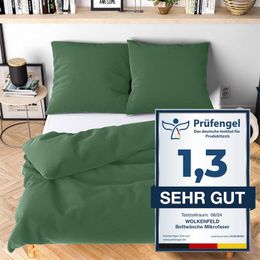 Bettw&auml;sche &raquo;Allergiker Bettw&auml;sche, unfassbar weich&laquo; 3 Stk. tlg. 135x200 cm, 155x220 & &Uuml;bergr&ouml;&szlig;en I inkl. Kissenbez&uuml;ge 80x80 I Uni Microfaser, 