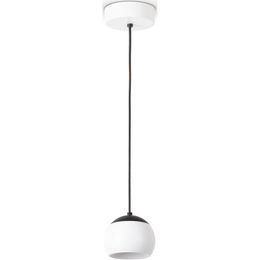 Paco Home Pendelleuchte »CLEO« Warmweiß LED Pendelleuchte Wohnzimmer Hängelampe Esszimmer Küchenlampe Kugel Weiß