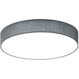 Trio LEUCHTEN LED Deckenleuchte &raquo;LUGANO&laquo; LED-Board Warmwei&szlig; LED Deckenlampe, Switch Dimmer grau