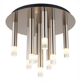 Globo LIGHTING Deckenleuchte »RYAN« G9 1 Stk. Deckenlampe/Stäbe/Metall/Wohnzimmer/Essbereich/Acryl satiniert Nickel matt