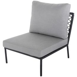Best Loungesessel »Mittelteil Lounge Mali« 1 Stk. tlg. Mittelteil anthrazit Obermaterial: 100% Polyacryl. Füllung: 85% Polyurethan, 15% Polyester
