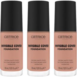 Catrice Foundation »Invisible Cover Foundation« mit langanhaltendem Finish natur 027C 0 16H Tragekomfort, feuchtigkeitsspendend durch Hyaluronsäure...