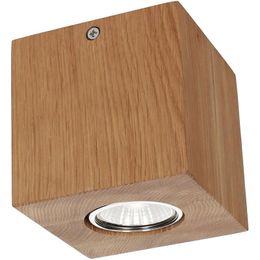 Spot-Light SPOT LIGHT LED Deckenleuchte »WOODDREAM« GU10 LED Deckenlampe natur