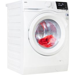 AEG Waschmaschine 6000 »LR6F60400« 10 kg 1400 U/min Hygiene-Programm mit Dampf: Entfernt zuverlässig Viren und Bakterien weiß Aqua Control System -...