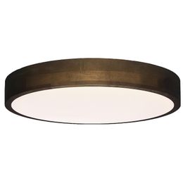 Brilliant LED Wandleuchte »Slimline« 1 Stk. warmweiß - kaltweiß D 50 cm, 6300 lm, dimmbar, CCT, Metall, Holzoptik holz dunkel/weiß