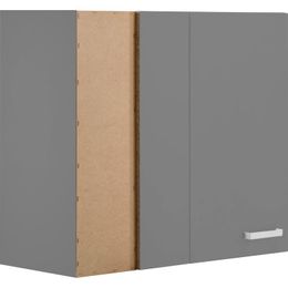Optifit Eckh&auml;ngeschrank &raquo;Parma&laquo; Breite 85 x 45 cm grau Holzwerkstoff