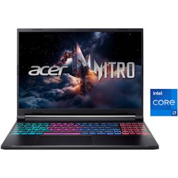 Acer Gaming-Notebook »ANV16S-71-708Y« 40, 64 cm / 16 ′′ Intel Core 7 GeForceRTX5060 1.000 GB SSD Obsidian Black Windows 11 Home (64 Bit)