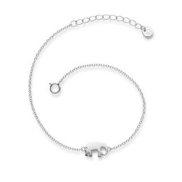 Glanzst&uuml;cke M&uuml;nchen GLANZST&Uuml;CKE M&Uuml;NCHEN Gliederarmband &raquo;X940&laquo; aus Sterling Silber silber none Filigranes Damen-Armband mit Elefanten-Symbol
