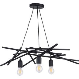 Spot-Light SPOT LIGHT Pendelleuchte »GLENN« E27 1 Stk. aus Metall, originelles Design, passende LM E27, Made in Europe schwarz