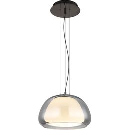 Globo LIGHTING LED Pendelleuchte »AVILA« LED-Modul 1 Stk. Hängelampe/Hängeleuchte/Wohnzimmer/Esstisch/elegant schwarz-chrom