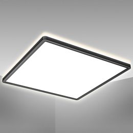 B.K.LICHT LED Deckenleuchte »BK_DP1332 LED Panel Deckenlampe, Ultra Flach, Indirektes Licht« LED-Modul 1 Stk. Neutralweiß 22W, 4.000K neutralweiße...