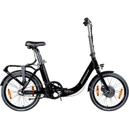 Zündapp ZÜNDAPP »ZXT20« 3 Gang Nabenschaltung Frontmotor 250 W Pedelec, Elektrofahrrad für Damen u. Herren schwarz+schwarz