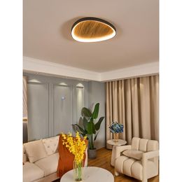 ECO-Light LED Deckenleuchte &raquo;LED-Deckenleuchte BEZI&laquo; LED-Board warmwei&szlig; - kaltwei&szlig; holzfarben, schwarz