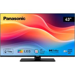 Panasonic LED-Fernseher »TB-43W61AEZ« 108 cm/43 ′′ Smart-TV schwarz Spezieller Game Mode Plus –Mit Game Control Board für niedrige Latenz und...