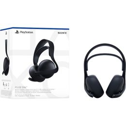 Playstation 5 Gaming-Headset »PULSE Elite Wireless-Headset« Bluetooth Multi-Point-Verbindung Rauschunterdrückung Stummschaltung schwarz
