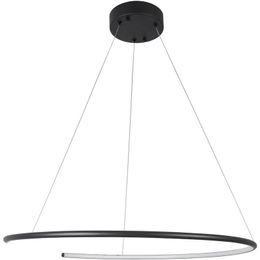 NOVA LUCE LED-H&auml;ngeleuchte &raquo;BREDA&laquo; LED-Modul 1 Stk. Warmwei&szlig; Schwarz