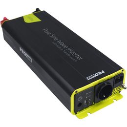 Pro User PROUSER Wechselrichter &raquo;Spannungswandler Sinus 1000W&laquo; schwarz Ausgang: 2 X 230 V