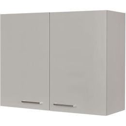 Nobilia H&auml;ngeschrank &raquo;"Touch", vormontiert, mit zwei Einlegeb&ouml;den,&laquo; Breite 90 cm grau
